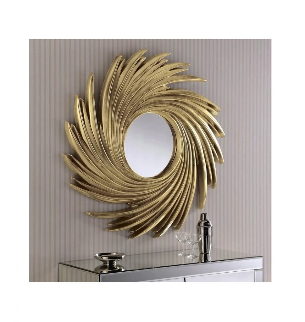 Swirl Designed Mirror