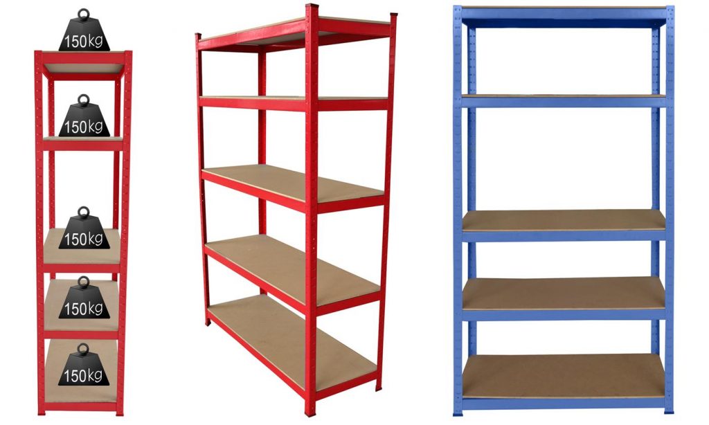 Heavy Duty Five-Tier Boltless RacksFive-Tier