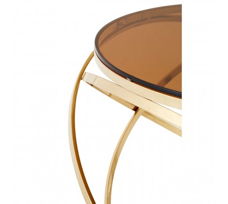 Silver/Champagne Side Table - HomeZone #1 UK - Furniture, Homeware ...